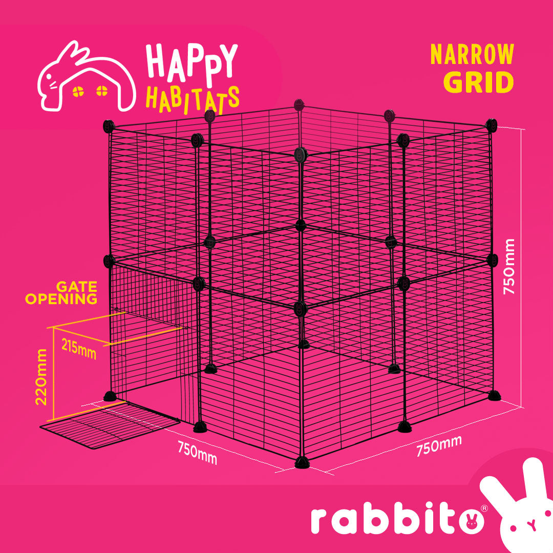 Happy Habitats PARTY PEN Modular Pen Enclosure / Cage – Rabbito
