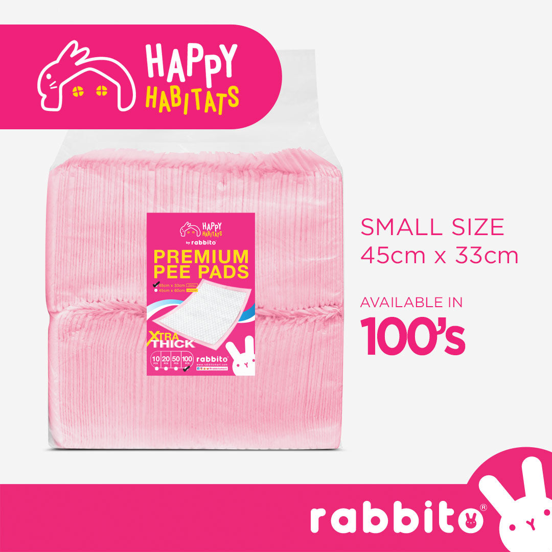 Happy Habitats EXTRA THICK Premium Pee Pads – Rabbito
